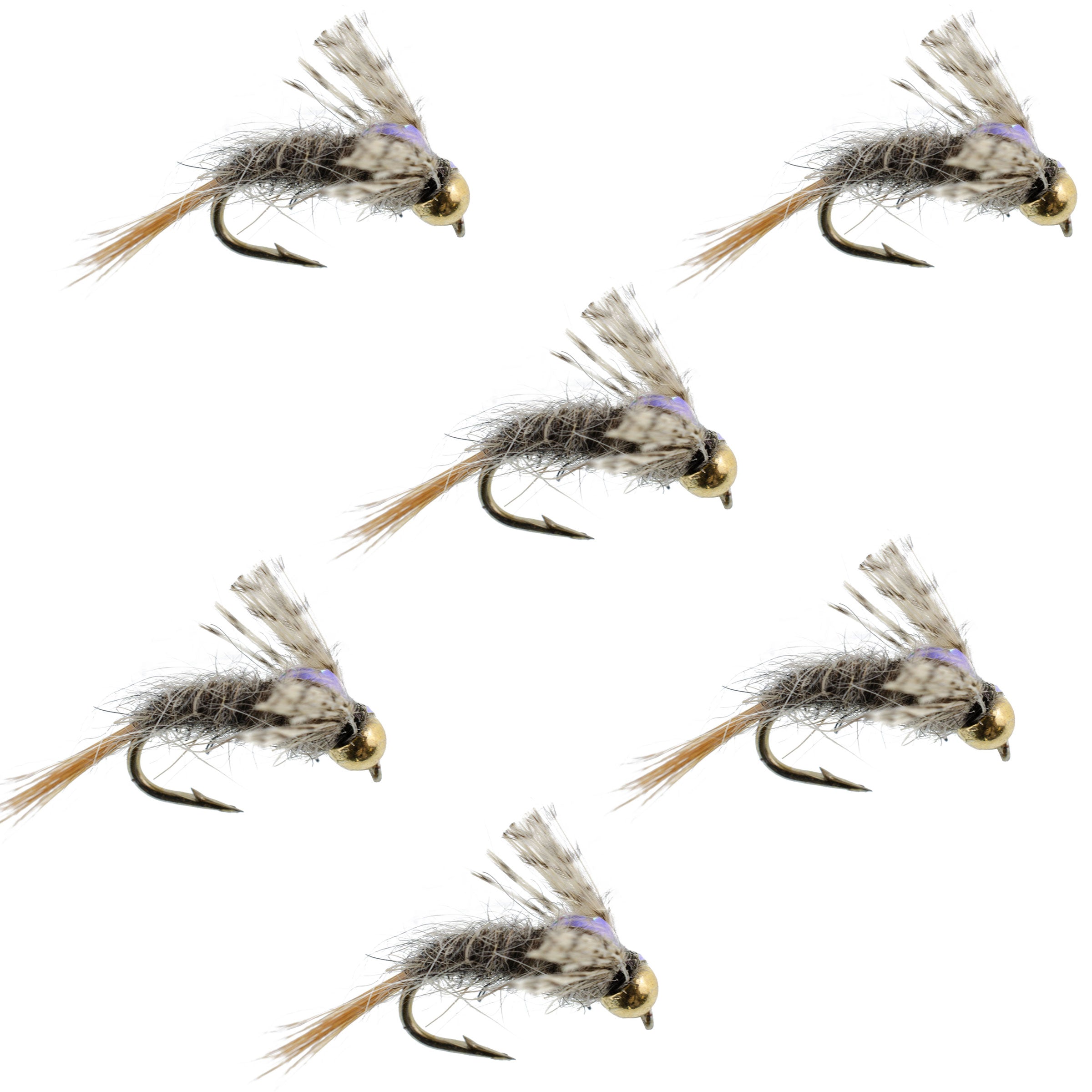 Barrs Baetis Emerger BWO Wet Fly Fishing Flies - 6 Flies Hook Size 16 – Outdoor America