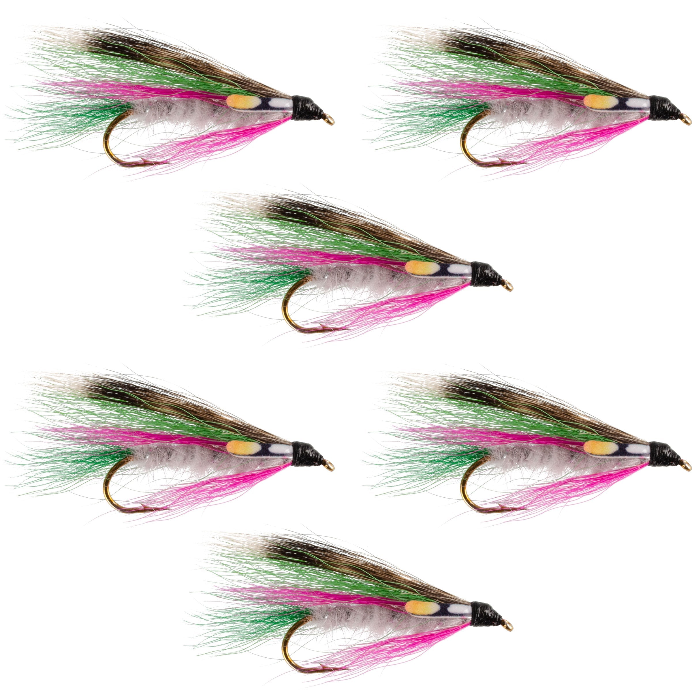 Little Rainbow Trout Classic Streamer Flies - Set of 6 - Hook Size 4 – Outdoor America