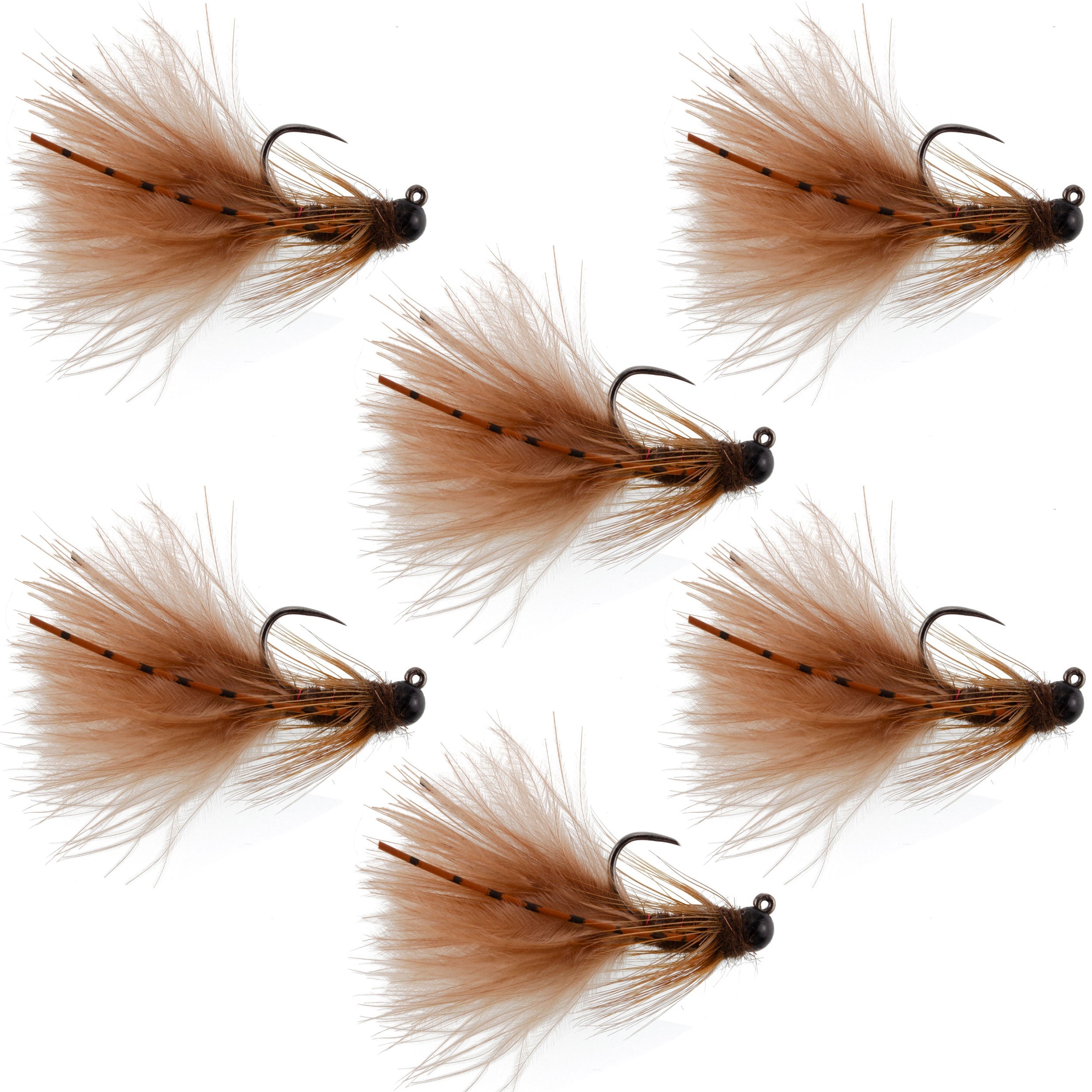Tungsten Bead Tactical Brown Mini Bugger Czech Nymph Euro Nymphing Fly – Outdoor America