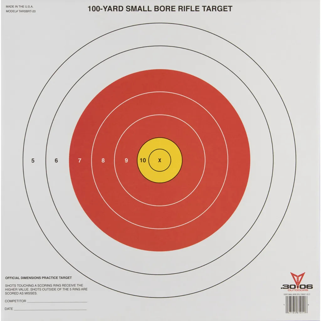 30-06 Small Bore Rifle Target – Outdoor America