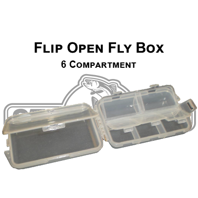6 Compartment - Flip Open Fly Box – Outdoor America