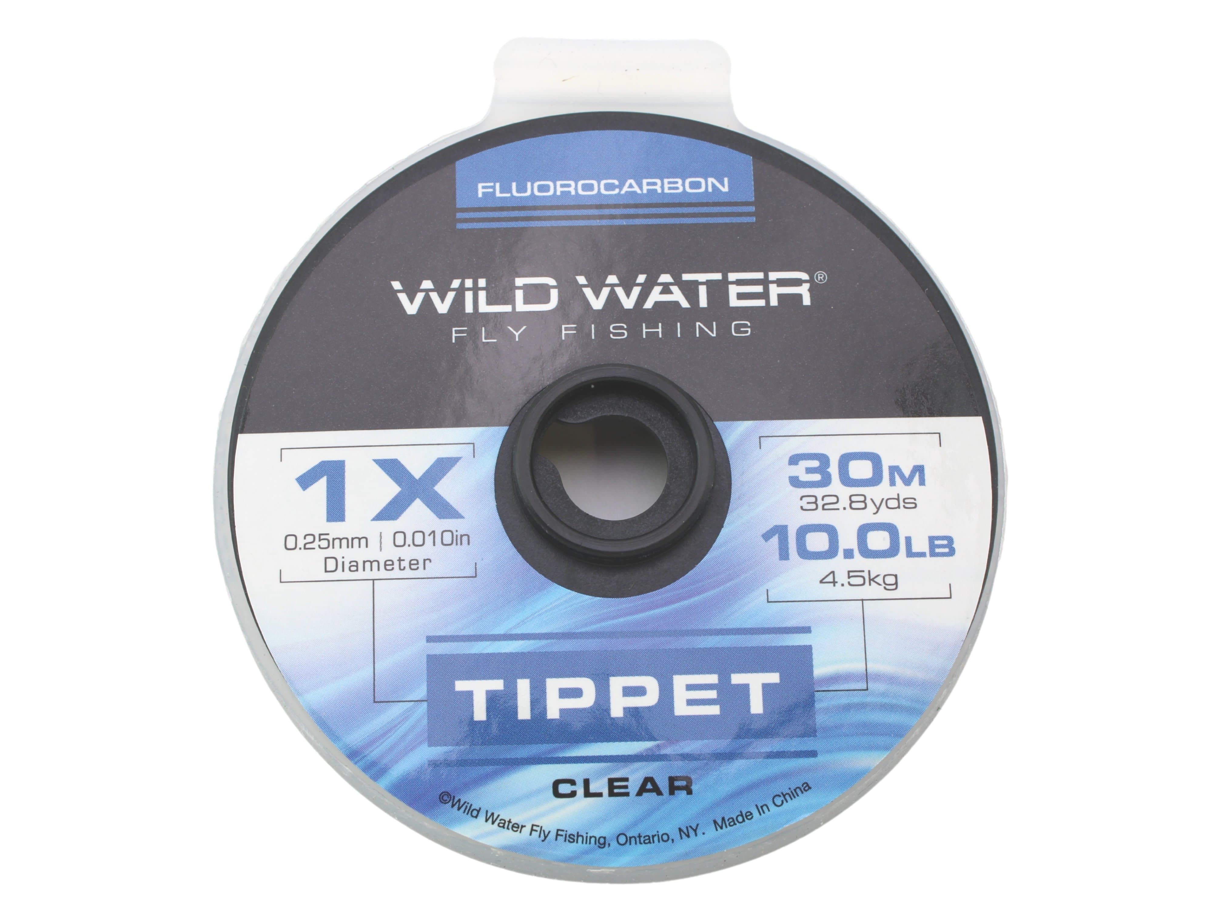 1X Fluorocarbon Tippet Spool, 30m | Wild Water Fly Fishing – Outdoor ...