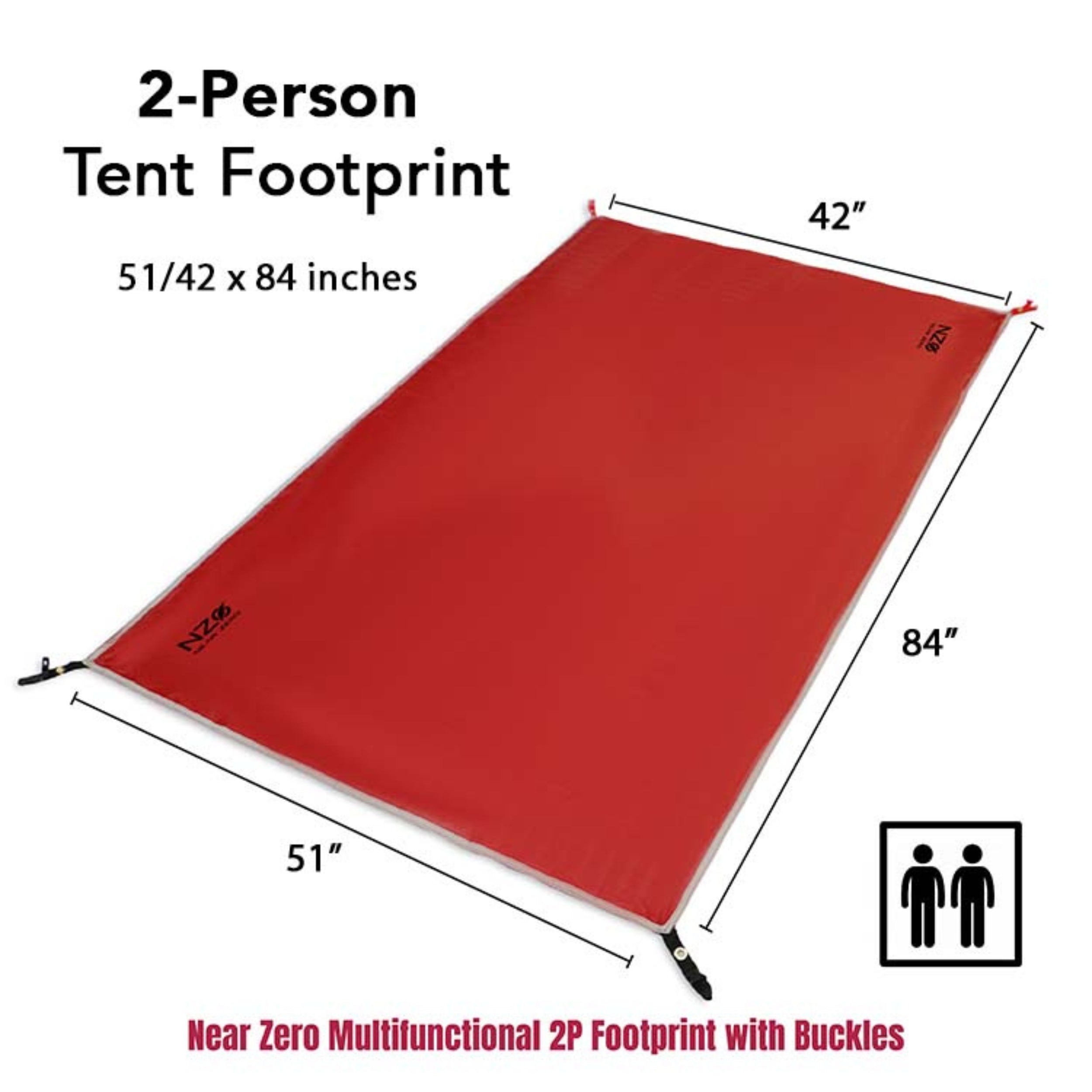 2P Footprint/Ground Tarp for 2 Person Tent – Outdoor America
