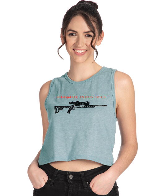 Womens RA Industries Rifle Festival Crop Tank – Outdoor America