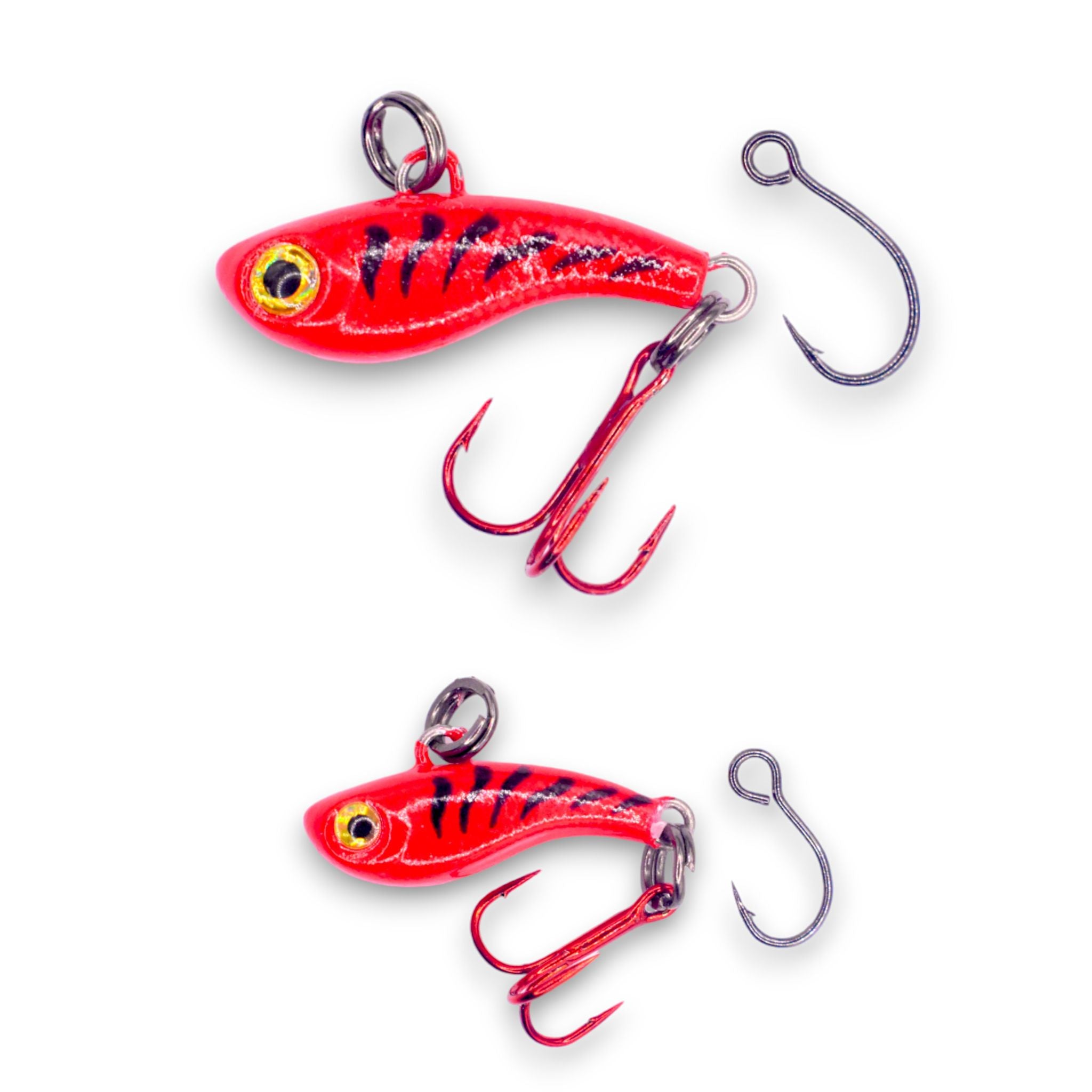 TUNGSTEN T-RIP RED TIGER GLOW MINI VIBE BAIT – Outdoor America