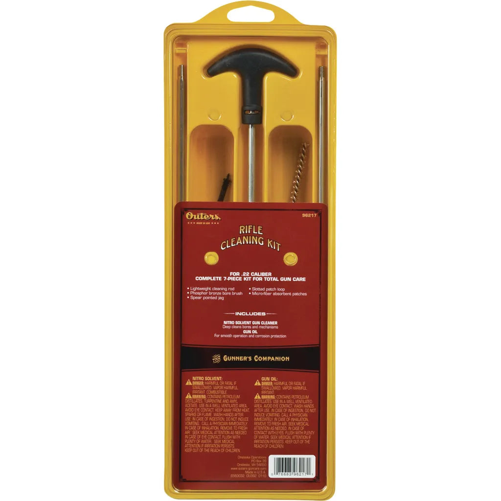 Outers Cleaning Kit (.22 Cal. Rifle Aluminum Rods) – Outdoor America