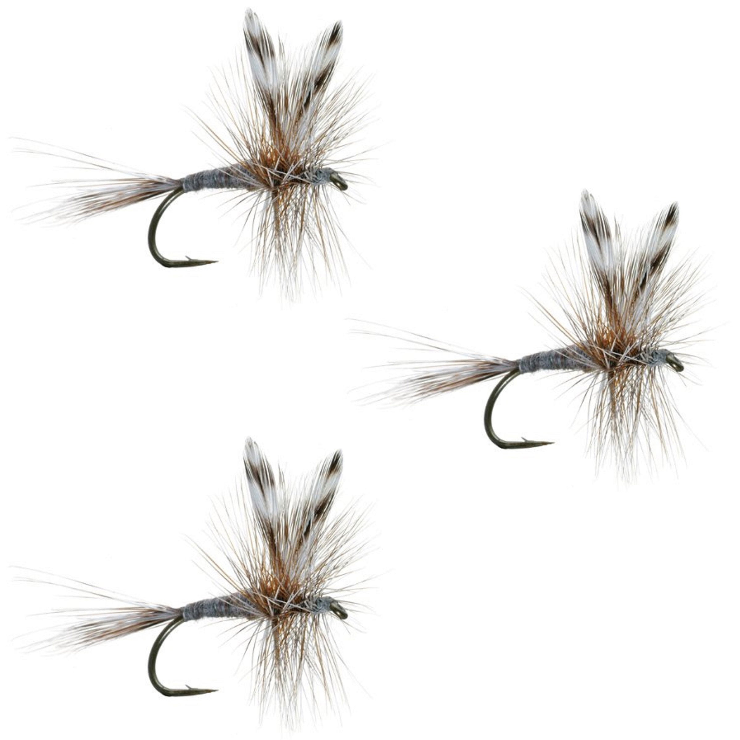 3 Pack Adams Classic Dry Fly - Hook Size 20 – Outdoor America