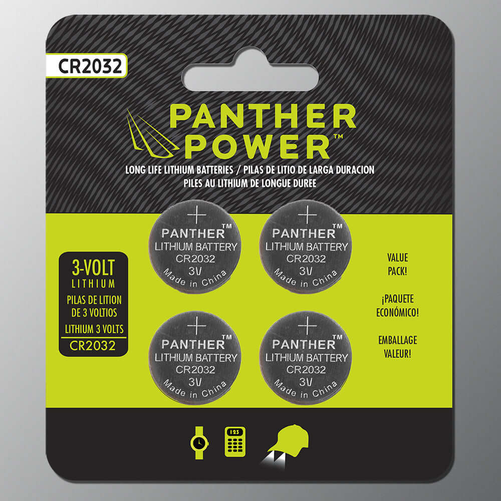 Panther Power CR2032 4-Pack Batteries – Outdoor America