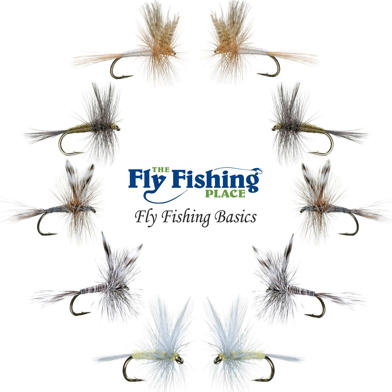 The Fly Fishing Place Basics Collection - Classic Dry Fly Assortment ...