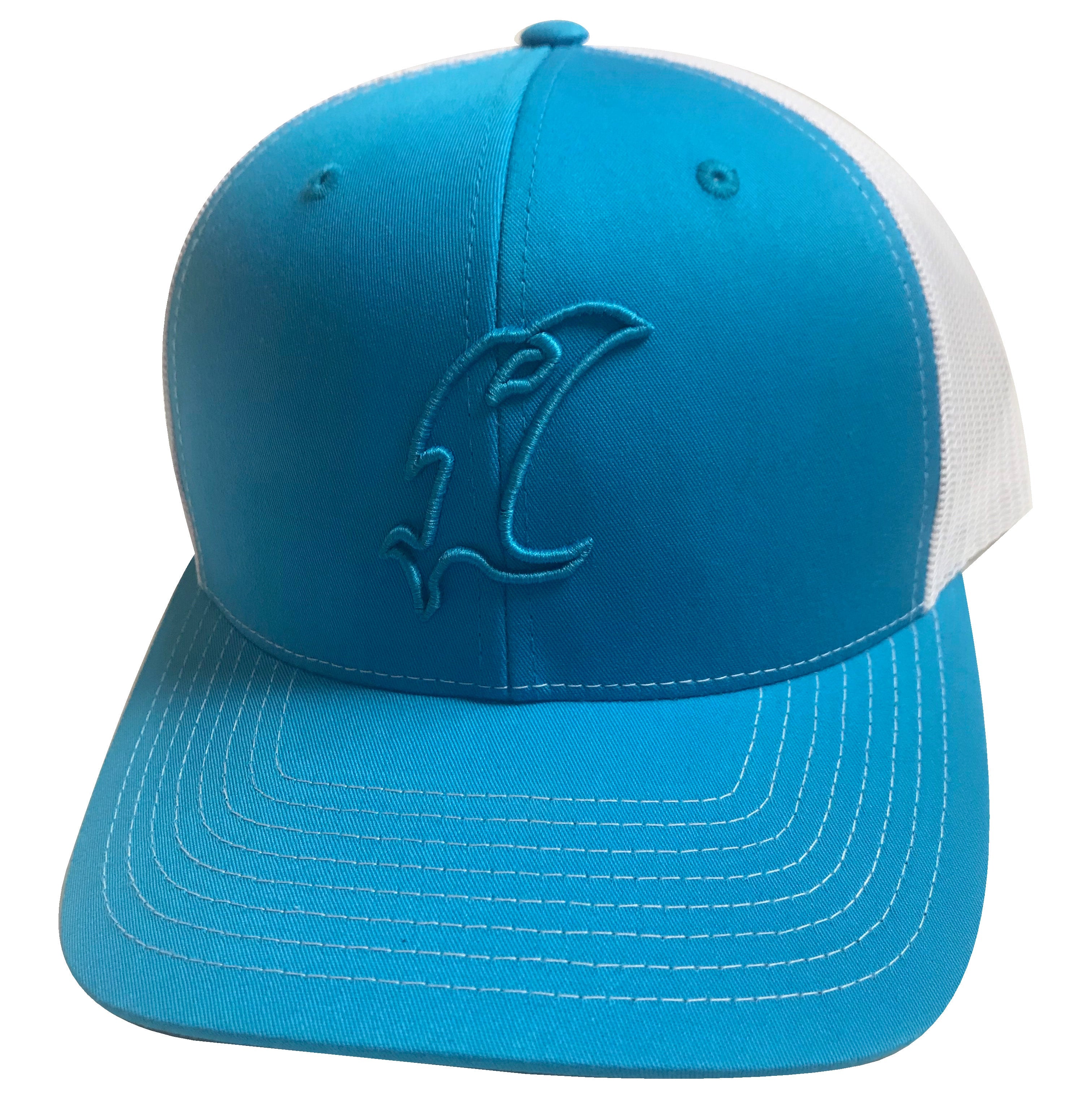 "Vic" Outline Ocean Blue Adjustable Hat – Outdoor America