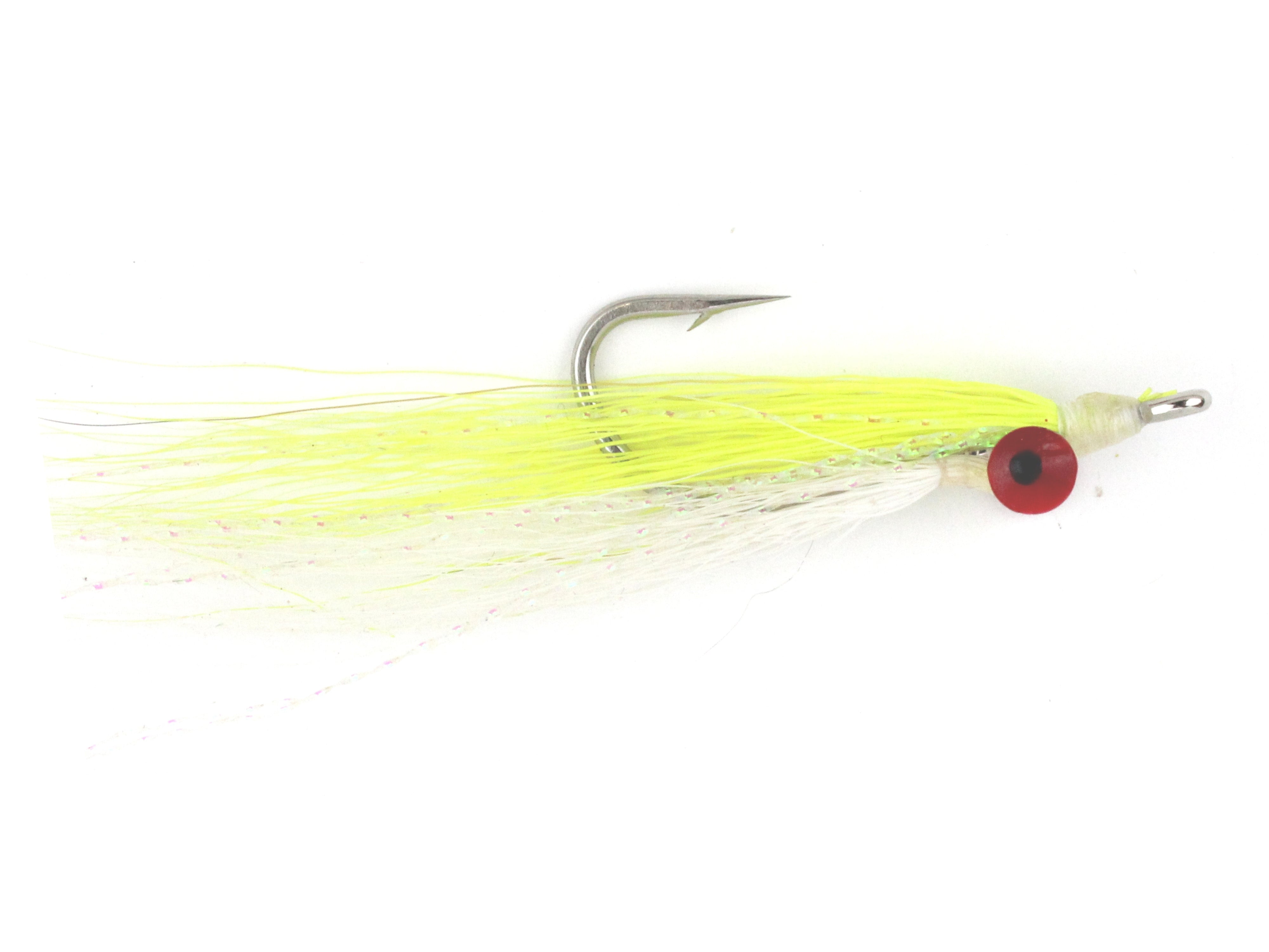 Clouser Minnow size 1/0 | Chartreuse | Qty 6 | Wild Water Fly Fishing ...