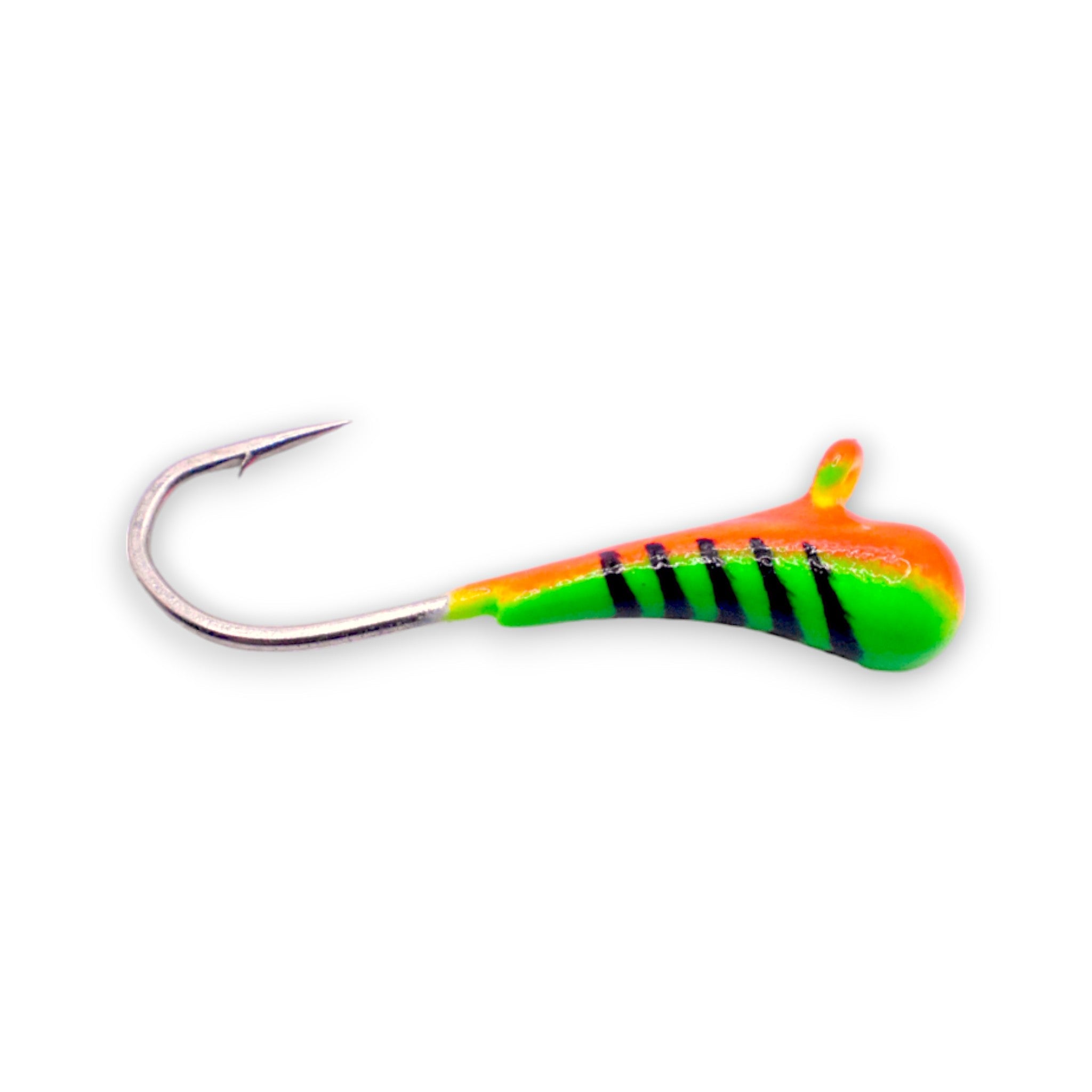ORANGE GREEN STRIPE GLOW TUNGSTEN KANOE JIG – Outdoor America