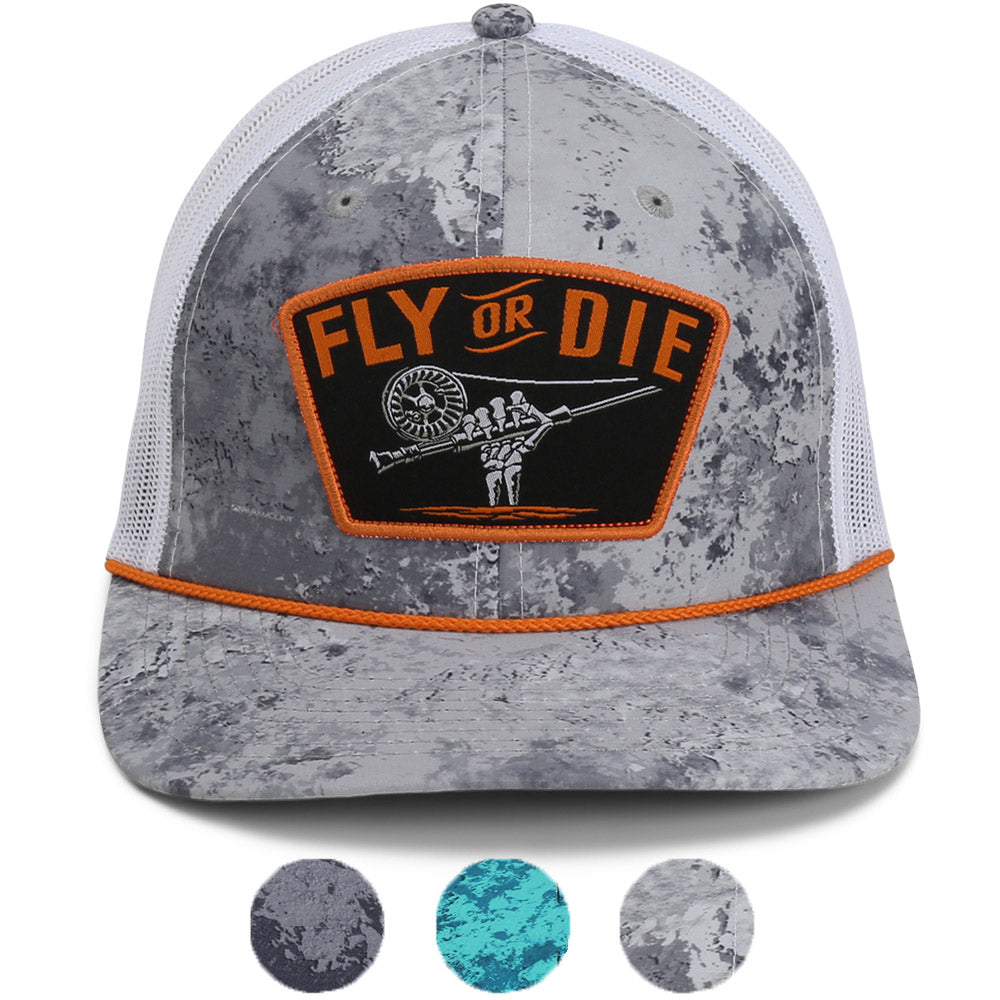 Fly or Die Hat Fly Fishing Mesh Back Rope Cap – Outdoor America