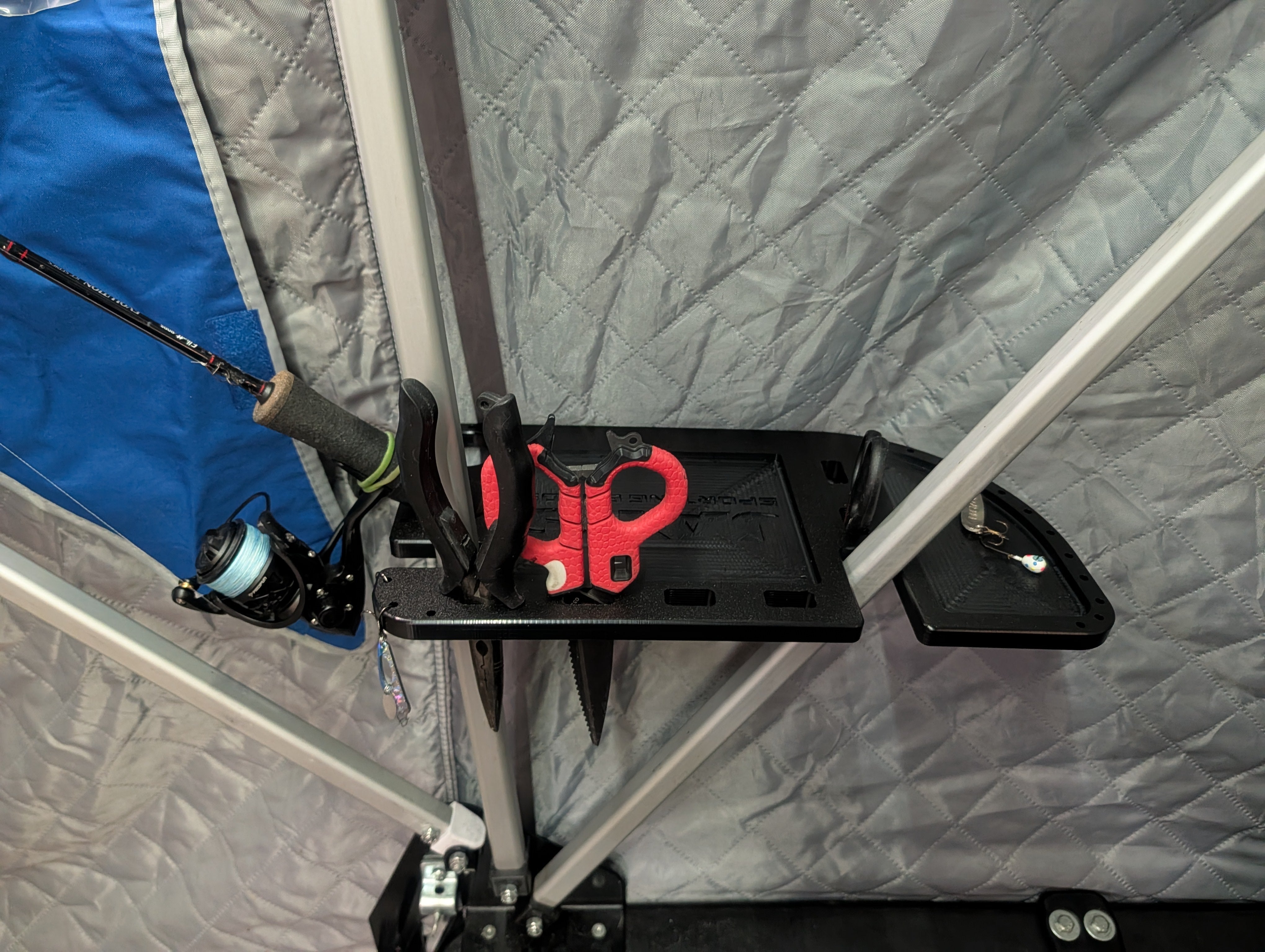 The Ultimate Ice Shanty Tackle & Tool Organizer Table – Outdoor America