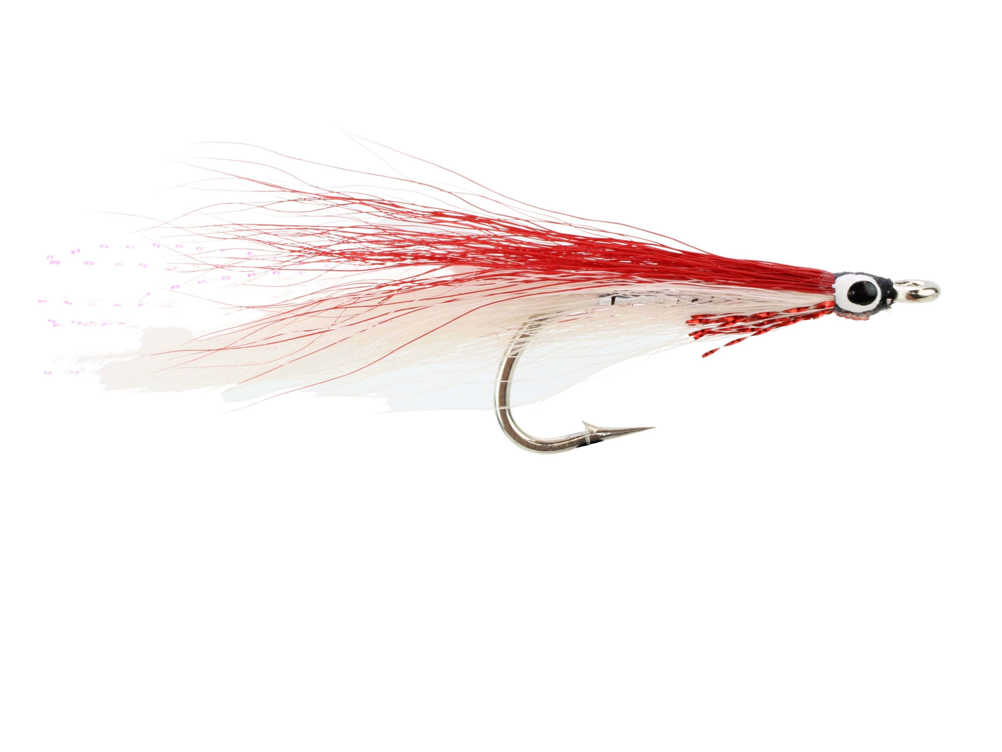 Red and White Deceiver Fly Tying Material Kit, size 2 | Wild Water Fly ...
