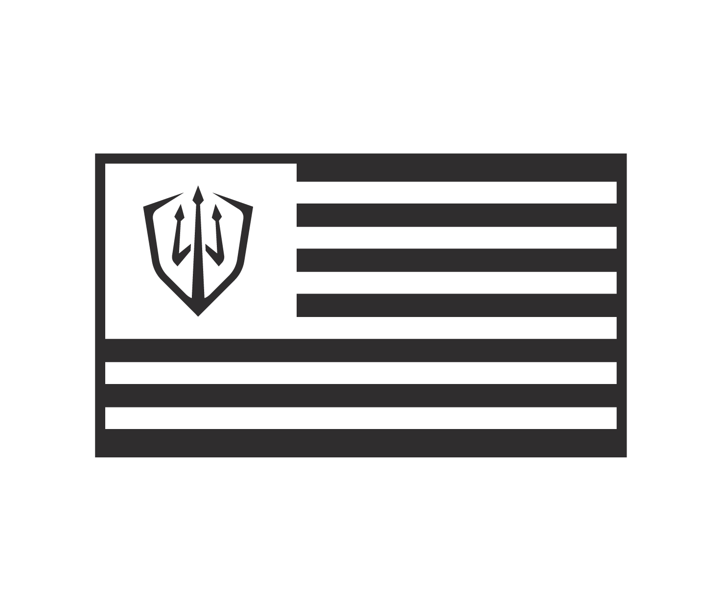 Trident Flag Sticker – Outdoor America
