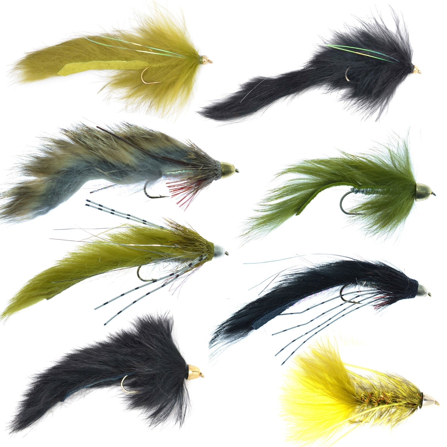 Slumpbuster Bouface Muddy Buddy Bunny Streamer Flies Collection - Set ...
