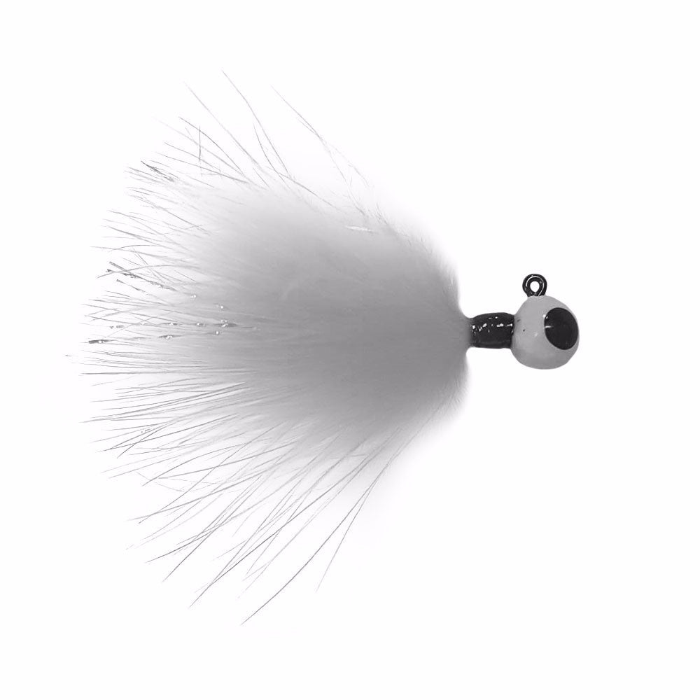 WHITE MARABOU TUNGSTEN JIG – Outdoor America
