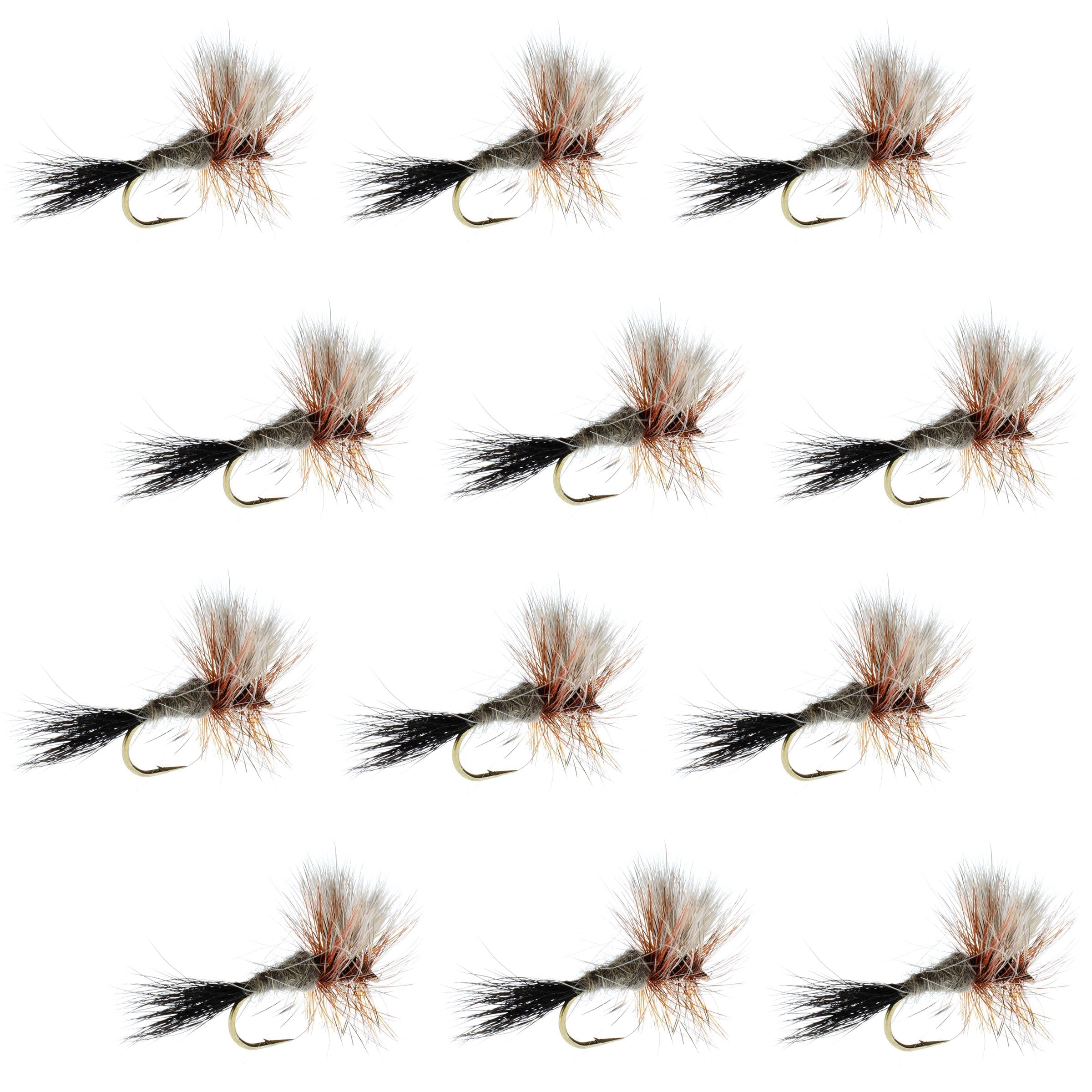 Ausable Wulff Classic Dry Fly 1 Dozen Flies Hook Size 12 – Outdoor America