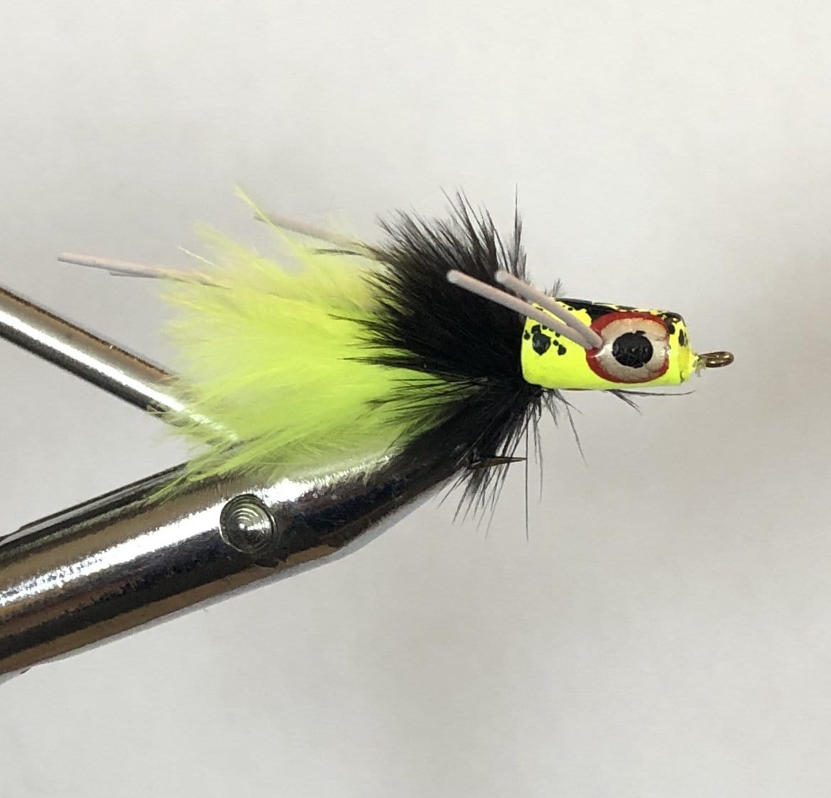 Snub Nose Slider Popper, Size 6 | Chartreuse and Black | Qty. 4 | Wild ...