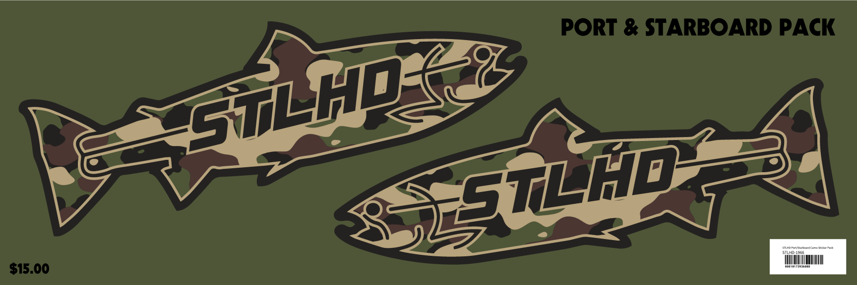 STLHD Port/Starboard Camo Sticker Pack – Outdoor America
