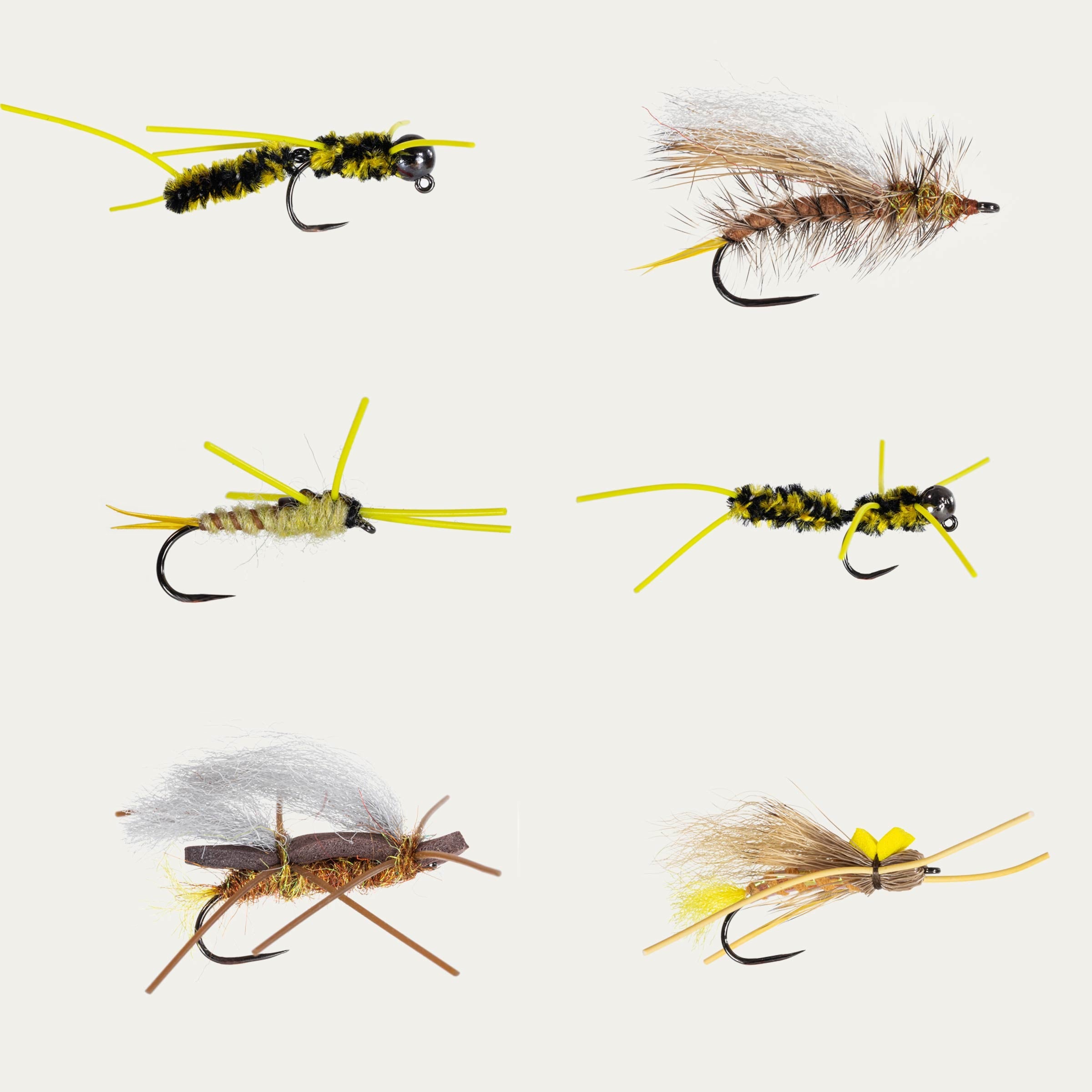 Golden Stonefly BugCycle Fly Assortment - 6pk, Barbless, Ahrex ...