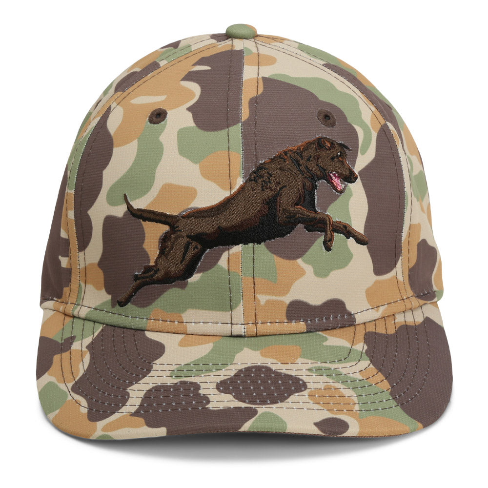 Chocolate Lab 6-Panel Riverside Vintage Camo Cap – Outdoor America