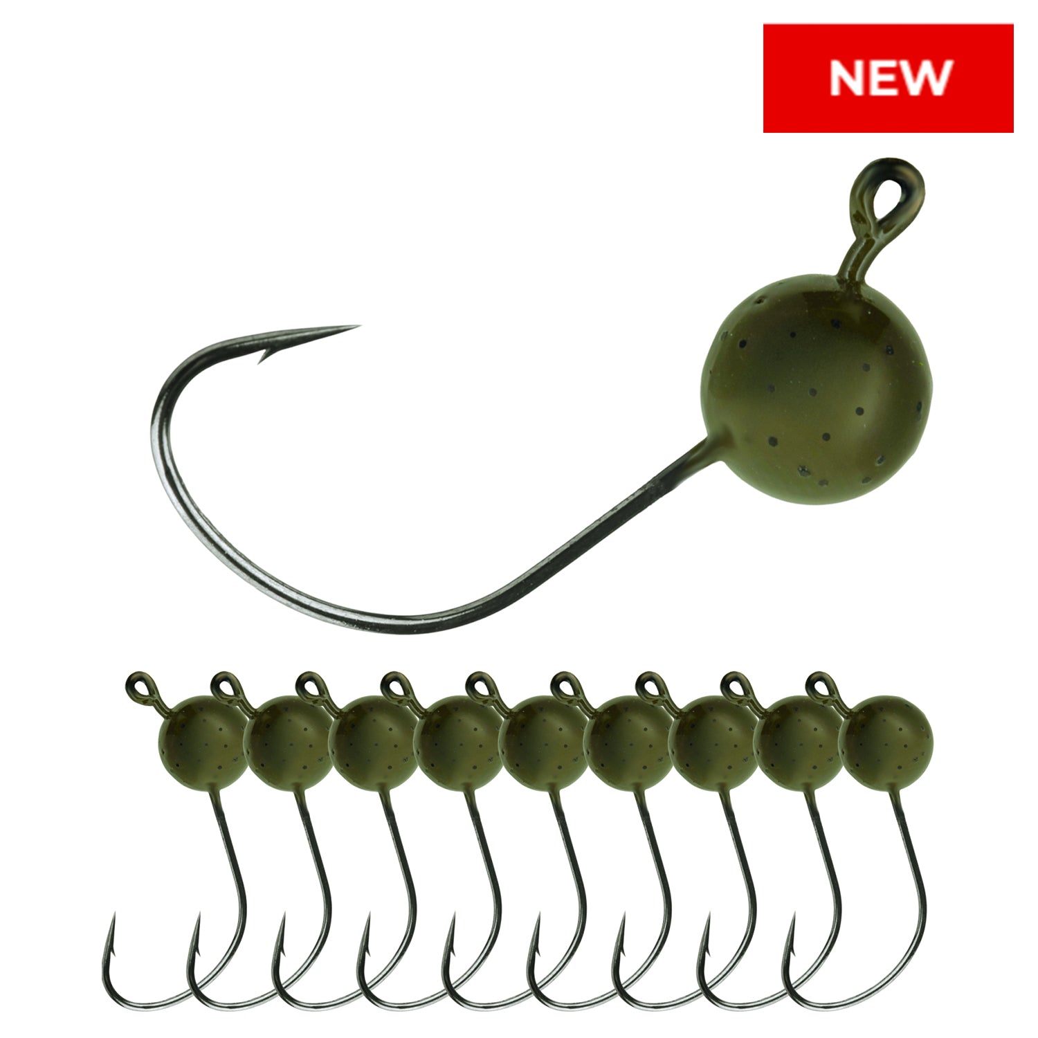 Reaction Tackle Lead Wacky Jigs- 10-PACK- Ultra Sharp - New – Outdoor ...
