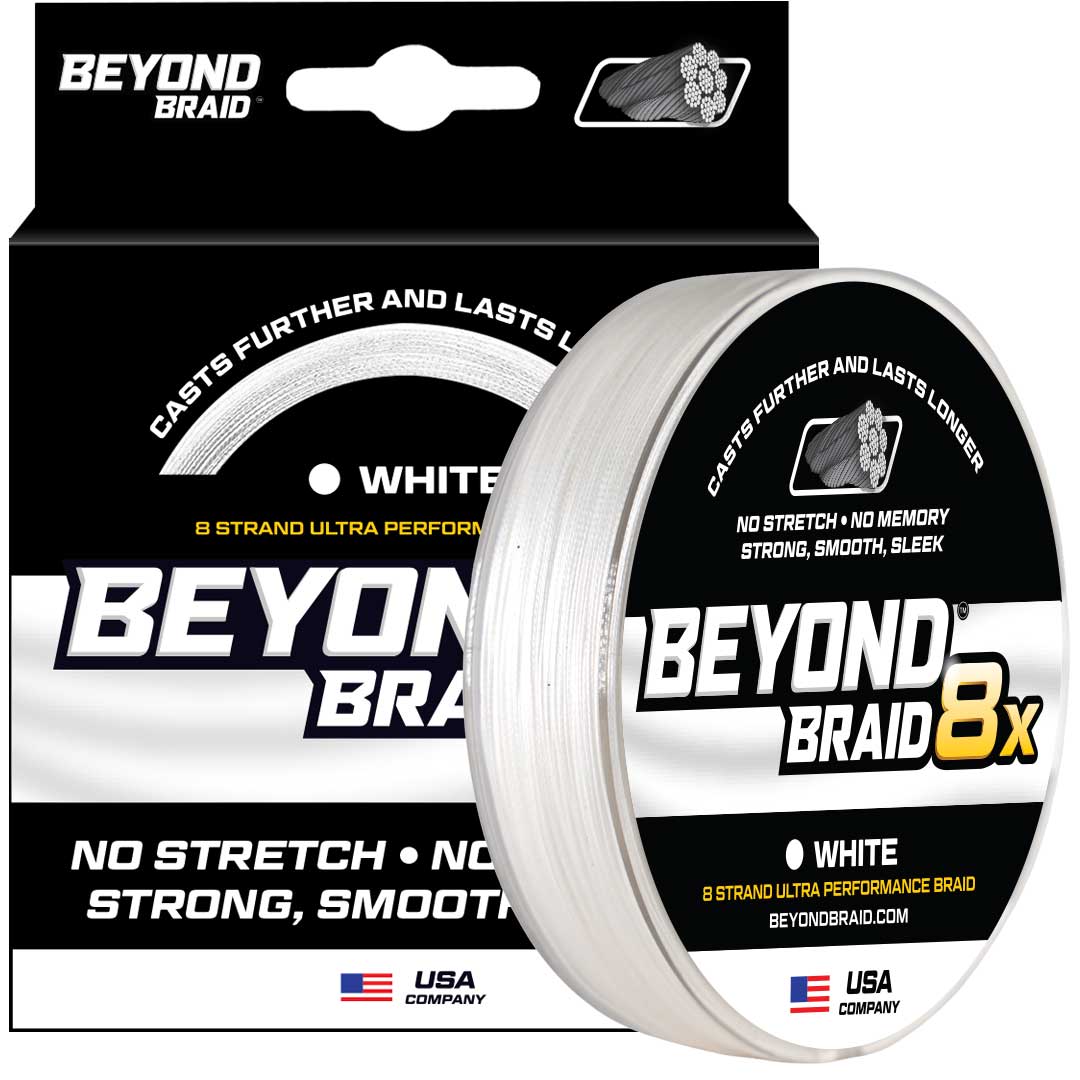 White 8X- Ultra Performance 8 Strand – Outdoor America